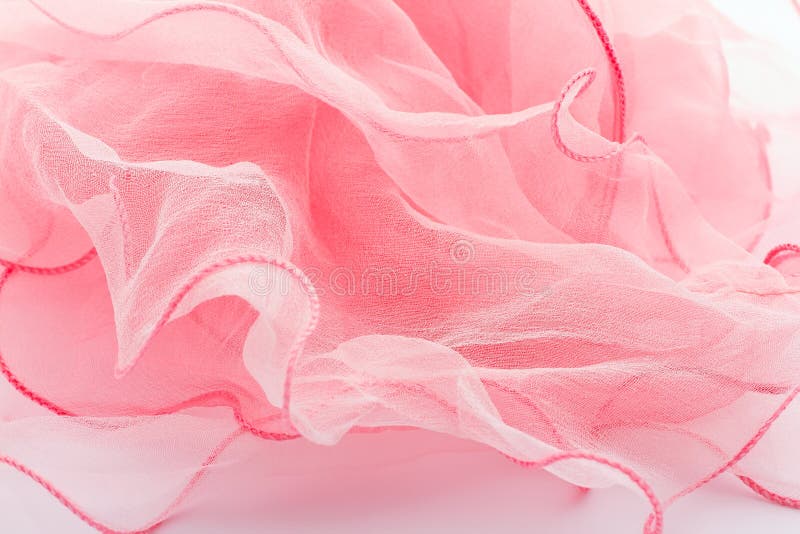 Pink silk scarf. stock photo. Image of shawl, pink, texture - 30728230