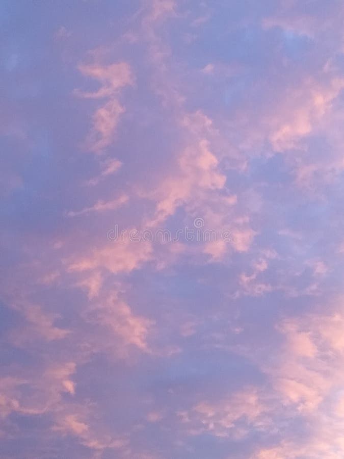 Pink Sky stock image. Image of clouds, outside, blue - 150361867