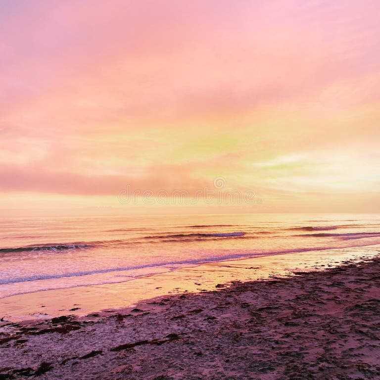 Pink sky sunrise stock image. Image of sunrise, pink - 227309187