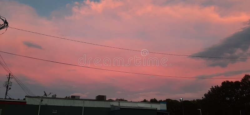 Sunset Macon Georgia stock image. Image of orange, macon - 90541121