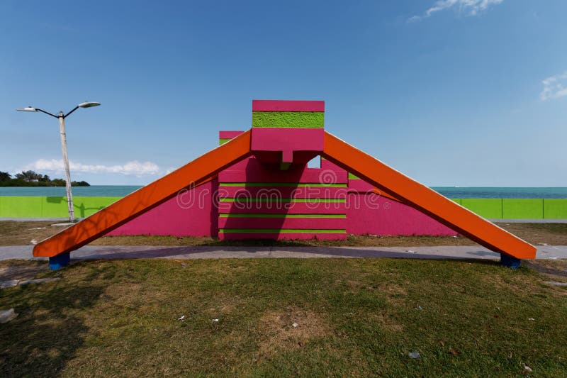 A pink slide stock photo. Image of corsica, glasses - 137720088