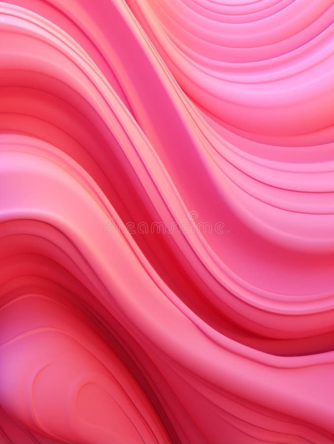 Pink Slime Happy Birthday Concept Creative Horizontal Art Poster. Stock ...