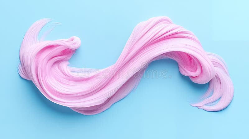 Pink slime swirl on blue stock illustration. Illustration of movement ...
