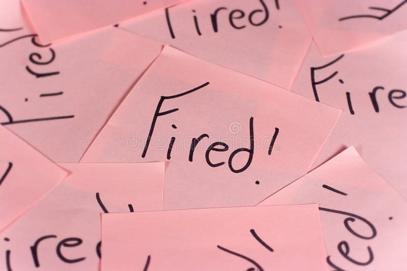 Pink Slips stock photo. Image of fired, business, economy - 13540462