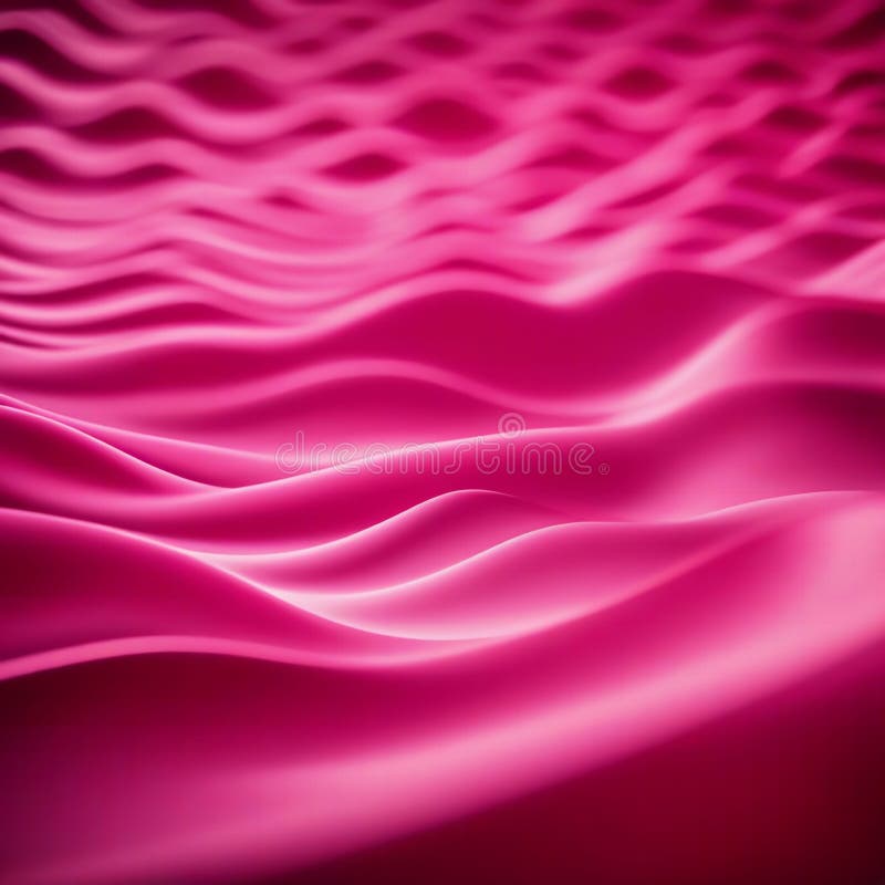 Pink Smooth Fabric Background that Creates Creases Stock Illustration ...