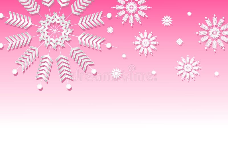 Pink Snowflakes Clipart Snowflake