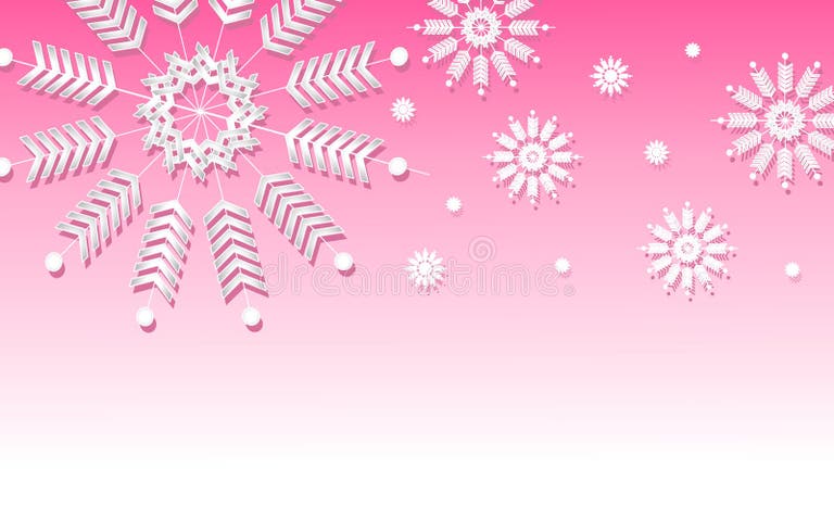 Pink Snowflake Border Stock Illustrations – 3,588 Pink Snowflake Border ...