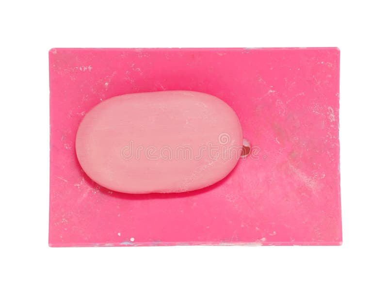 A Pink Soap Bar Sits on a Pink Surface Stock Photo - Image of wellness ...