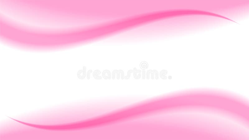 Pink Soft Wave Shape Graphic on White Background, Abstract Pink Graphic ...