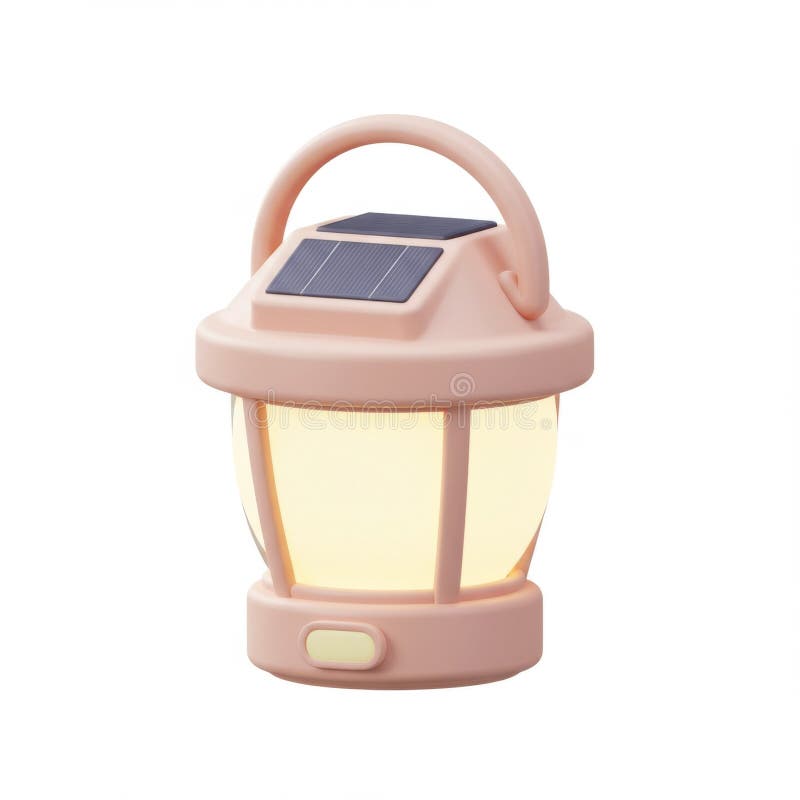 Portable Lamp-lantern on a Accumulator Batery Stock Vector ...