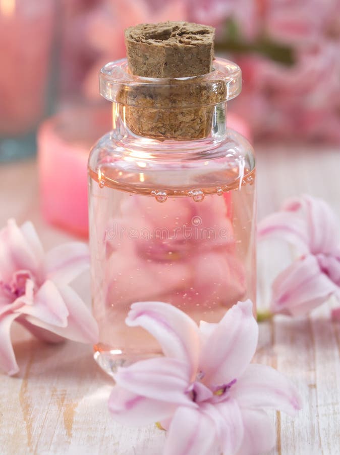 Pink spa arrangement stock image. Image of lilly, aromatic - 24246737