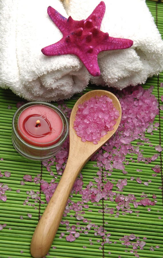 Pink spa still life stock image. Image of meditation - 22551415