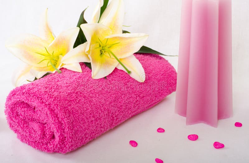 Pink spa theme stock photo. Image of fragrance, pink - 24091722