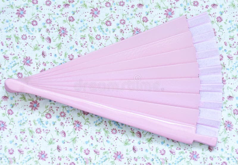 Pink spanish folding fan stock image. Image of black - 40492849
