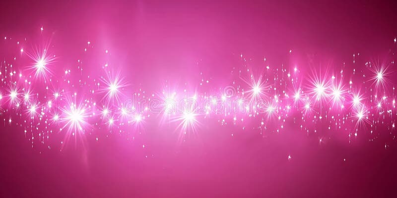 Pink Sparkle Background Festive Glitter Shiny Stars Celebration Stock ...