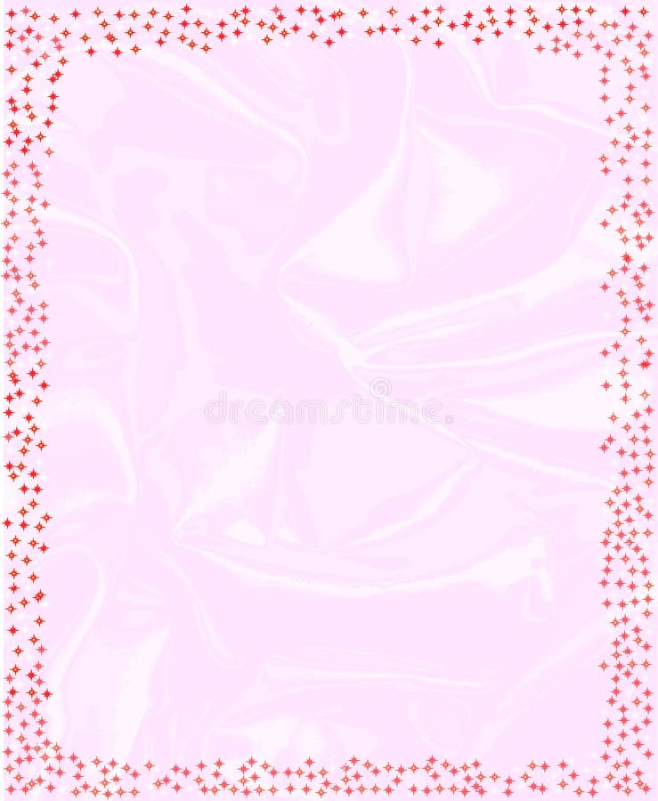 Pink Sparkling Border stock illustration. Illustration of stars - 55711343
