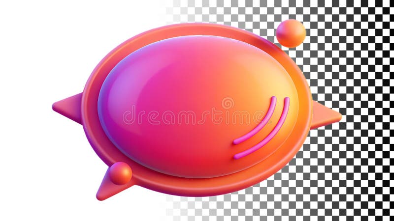 Pink Speech Bubble, Communication Icon and Chat Symbol Png Transparent ...