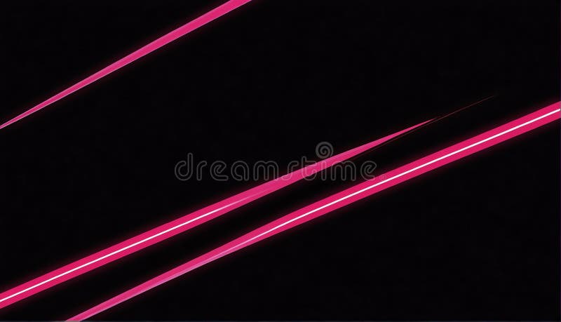 Pink Speed Line Motion Effect on Plain Black Ai Generated Stock ...