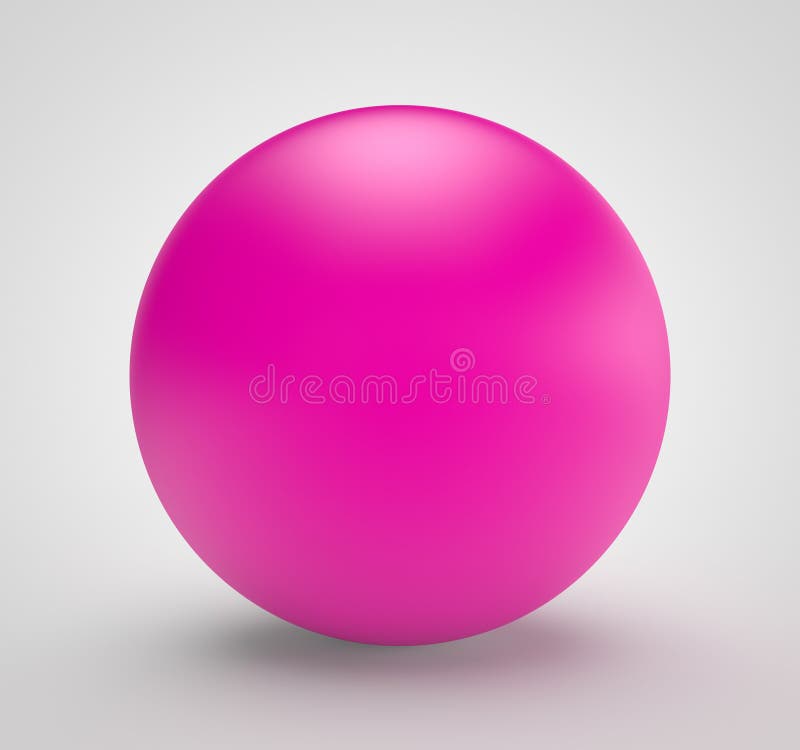Pink sphere stock vector. Illustration of elements, abstract - 7288689