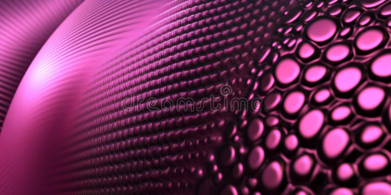 Pink Spherical Carbon Textures with a Reflective Finish. a Soft yet ...