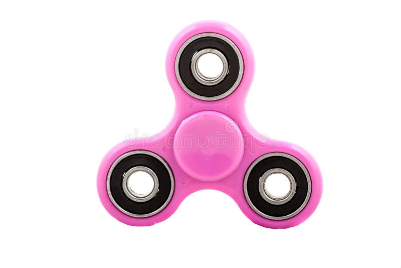 Isolated pink spinner stock image. Image of play, game - 107555341