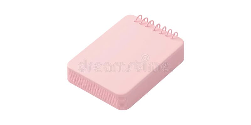 Pink Spiral Notebook. Stationery for Note-Taking and Organization ...