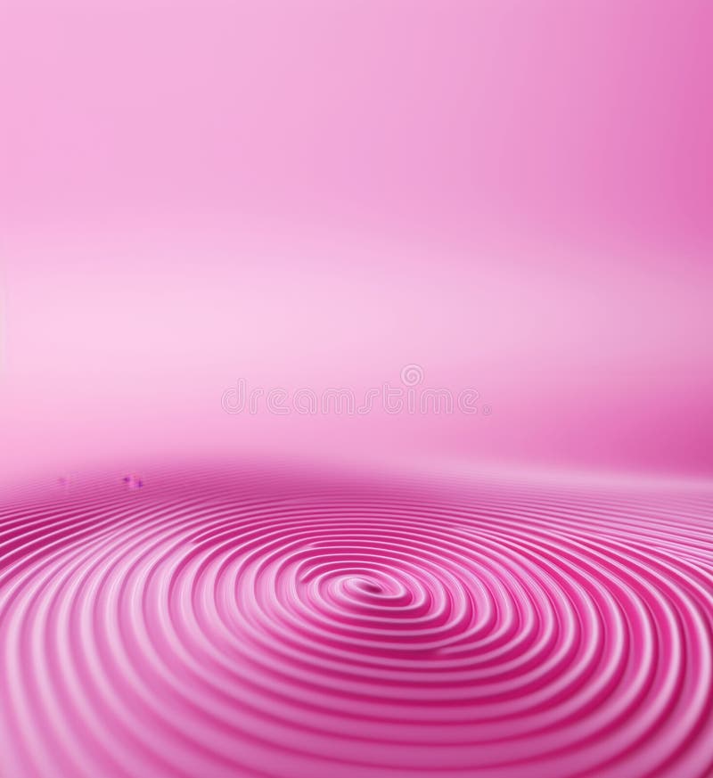 Pink Spiral Pattern, Smooth Gradient Background, Soft Curves, Abstract ...
