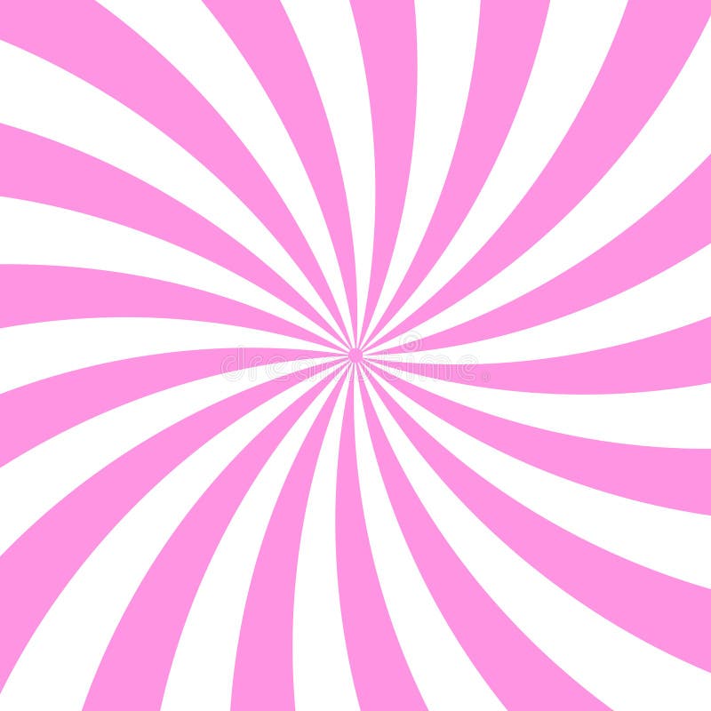 Pink Spiral Rays. Abstract Hypnotic Pattern. Dynamic Burst Effect ...