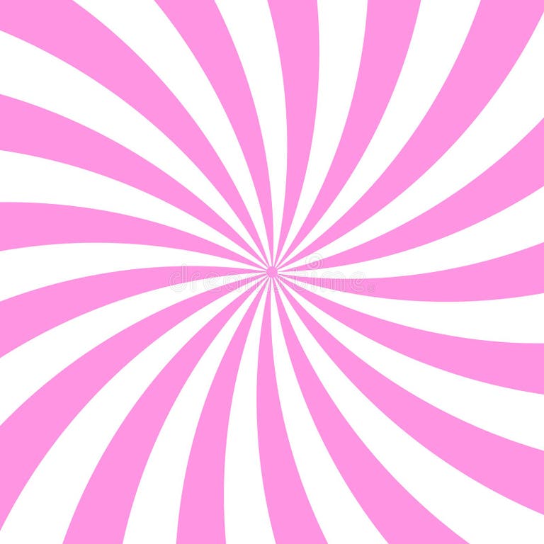 Pink Spiral Rays. Abstract Hypnotic Pattern. Dynamic Burst Effect ...