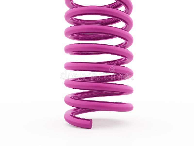 Pink Spiral String Rendered Isolated Stock Illustrations – 4 Pink ...