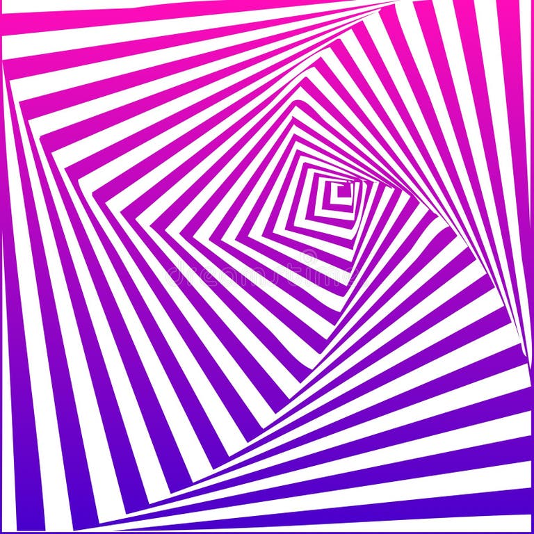 Pink Spiral Vortex. Abstract Pink Swirl that Creates the Effect of ...