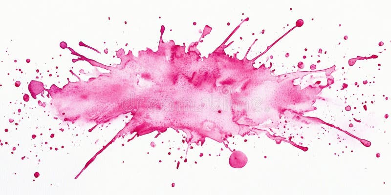 Pink Splatter Effect stock photo. Image of artistic - 358998448