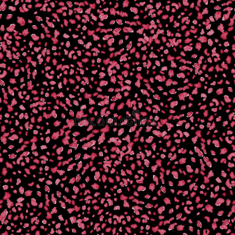 Pink Spots on Black Pattern Stock Image - Image of background, blue ...