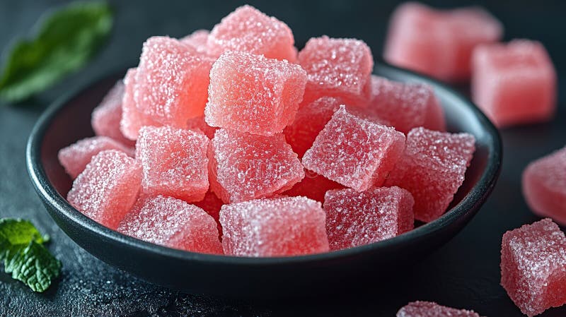 Pink Square Fruit Flavored Candies Stock Photos - Free & Royalty-Free ...