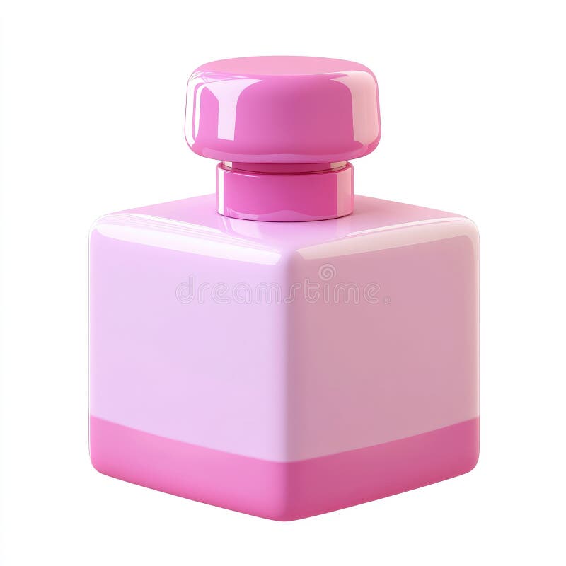 Pink Perfume Bottle stock illustration. Illustration of design - 378906875