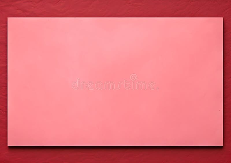 A Pink Square on a Red Background. Abstract Plum Color Celestial ...