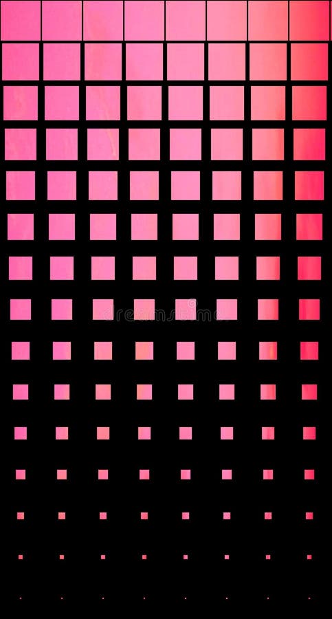 Pink Squares Abstract Background Shapes and Blurs Stock Illustration ...