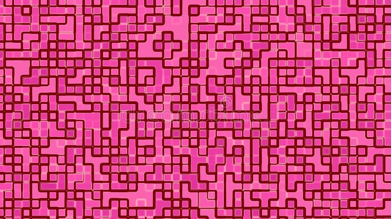 Pink Squares and Maroon Lines Create a Intricate Grid Design Stock ...