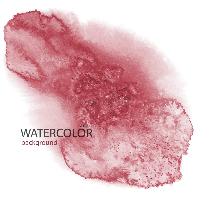 Pink Stains Of Watercolor Paint With A Gradient. Abstract Backdrop ...