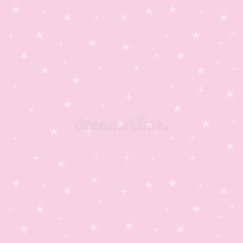 Pink Starry Background Vector Design Stock Vector - Illustration of ...