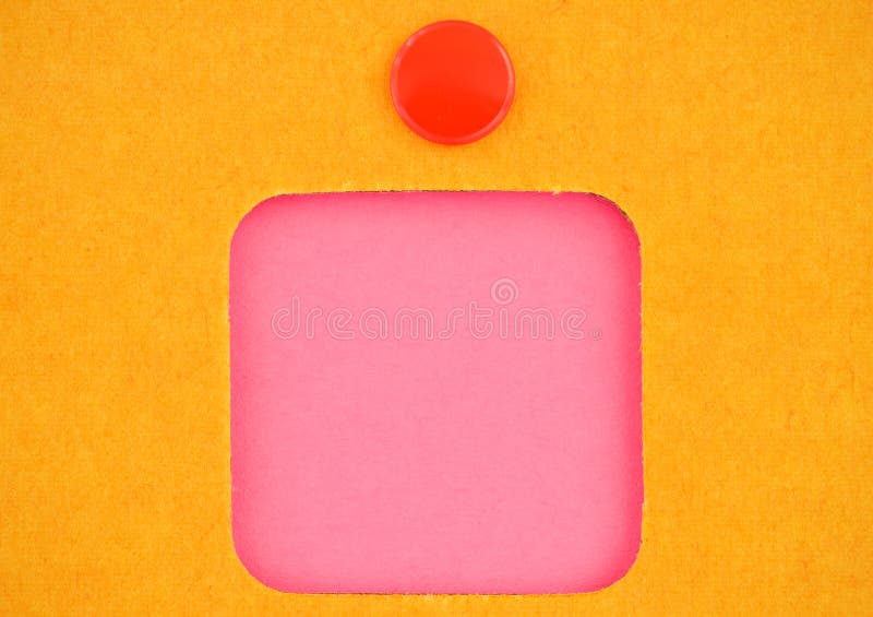 Pink sticker stock photo. Image of memo, stationery, announcement ...