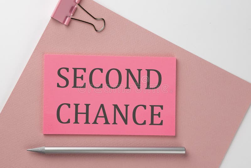 Pink Sticker on Pink Paper with Pencil on a White Background with Text ...