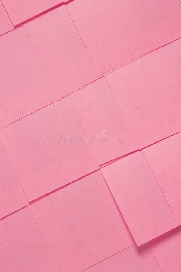 Pink Sticky Notes Background Stock Image - Image of pink, stationary ...