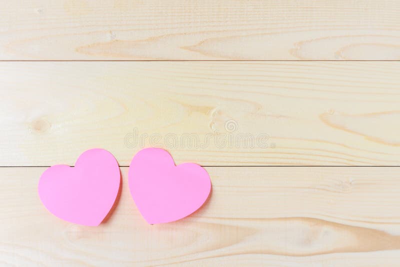 Heart Shaped Sticky Note Wooden Wall Stock Photos - Free & Royalty-Free ...