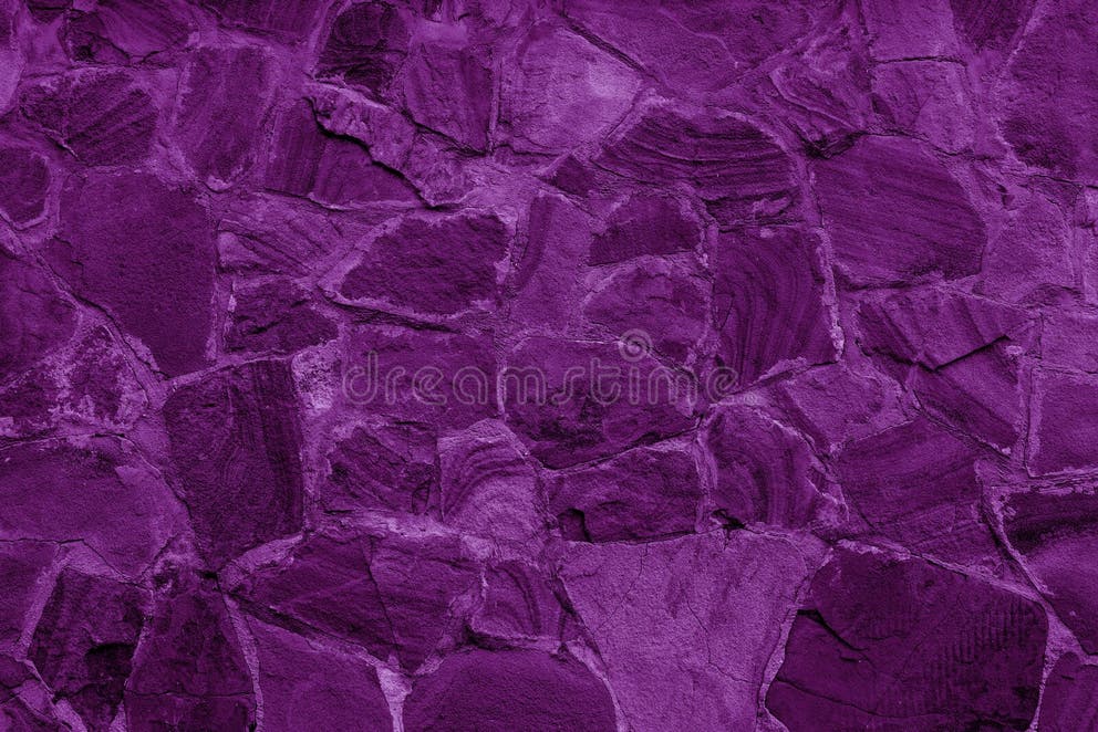 Pink Stone Building Wall. Interior of a Modern Loft Stock Image - Image ...