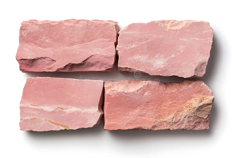 Pink Stone Texture, Rough Rock Blocks - Natural Textures Stock ...