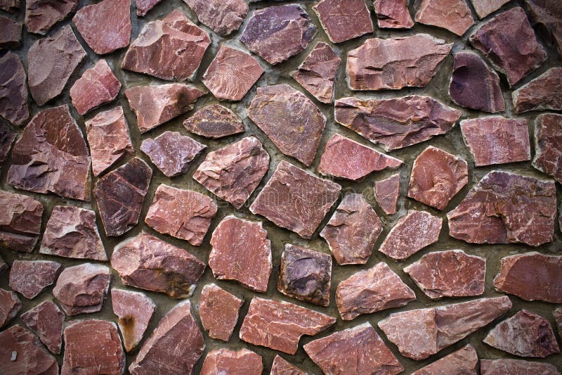 Pink stone wall stock image. Image of surface, exterior - 52690559