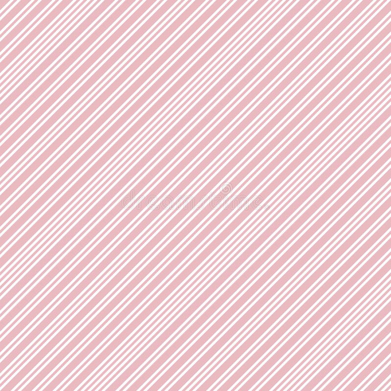 Pink Stripe Seamless Pattern Background in Diagonal Style Stock Vector ...