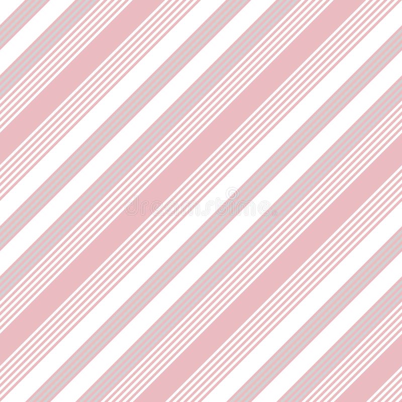 Pink Stripe Seamless Pattern Background in Diagonal Style Stock Vector ...