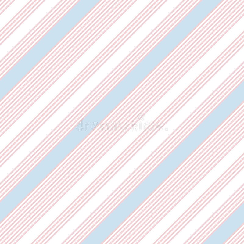 Pink Stripe Seamless Pattern Background in Diagonal Style Stock Vector ...